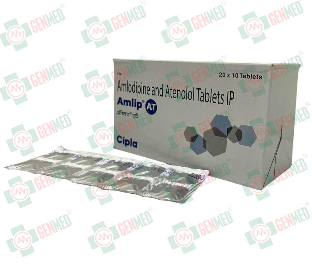 GenMed | Amlip-AT Tablet | Hypertension & Heart Health Management | GenMed