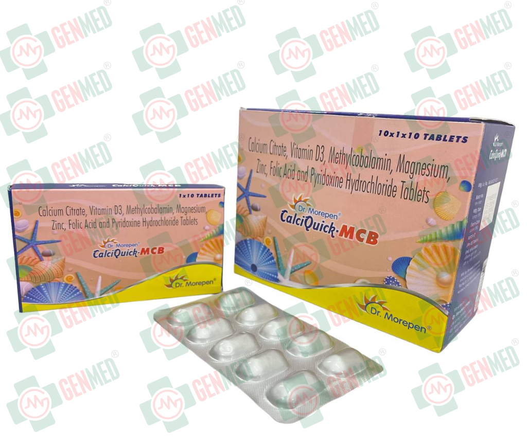 GenMed | Calciquick-MCB Tablet: Essential Calcium and Minerals for Bone ...
