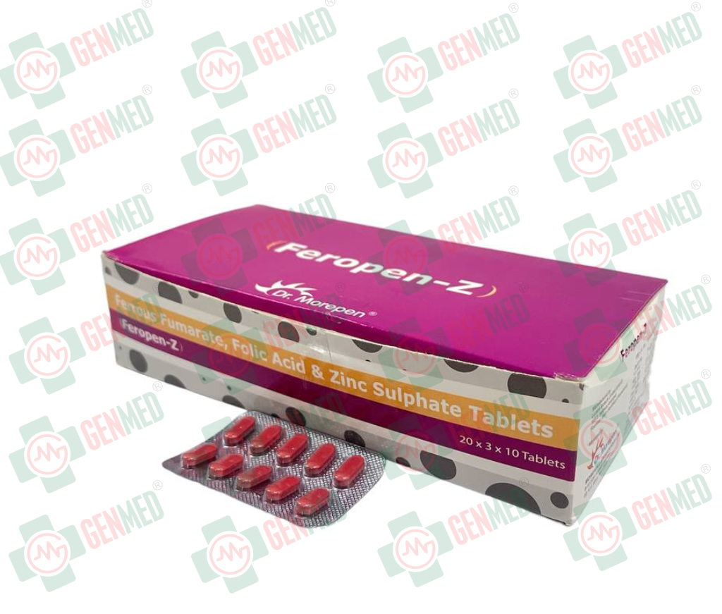 GenMed | Livogen-Z Tablet | Iron & Zinc Supplement for Anemia ...