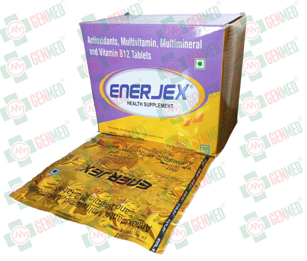 GenMed | Enerjex Tablets - Natural Energy Boost and Wellness Support ...