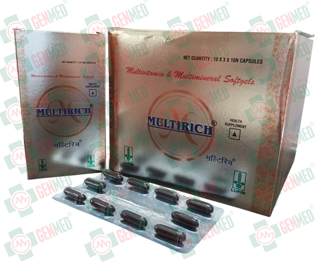 GenMed | Multirich Soft gels - Comprehensive Nutritional Support for ...