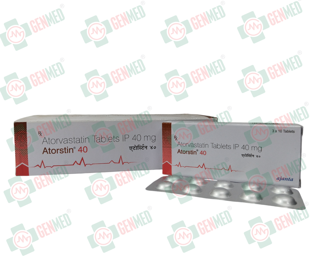 GenMed | Atorstin 40 MG Tablet - Effective Cholesterol Management ...