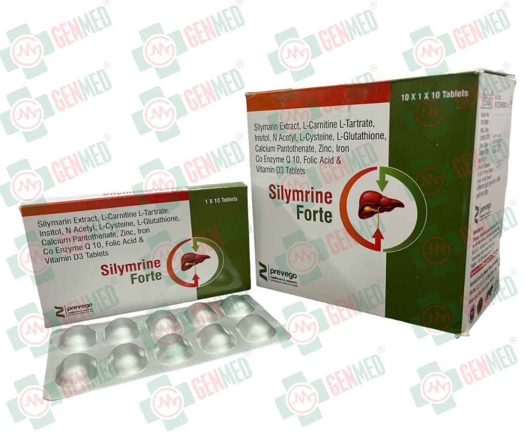 GenMed | Silymrine Forte Tablets - Powerful Liver Support ...
