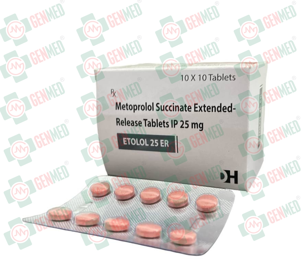 GenMed | Met XL 25 MG Tablet - Uses, Dosage, Side Effects & Price | GenMed