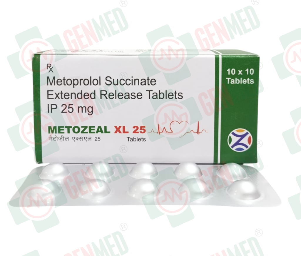 GenMed | Met XL 25 MG Tablet - Uses, Dosage, Side Effects & Price | GenMed