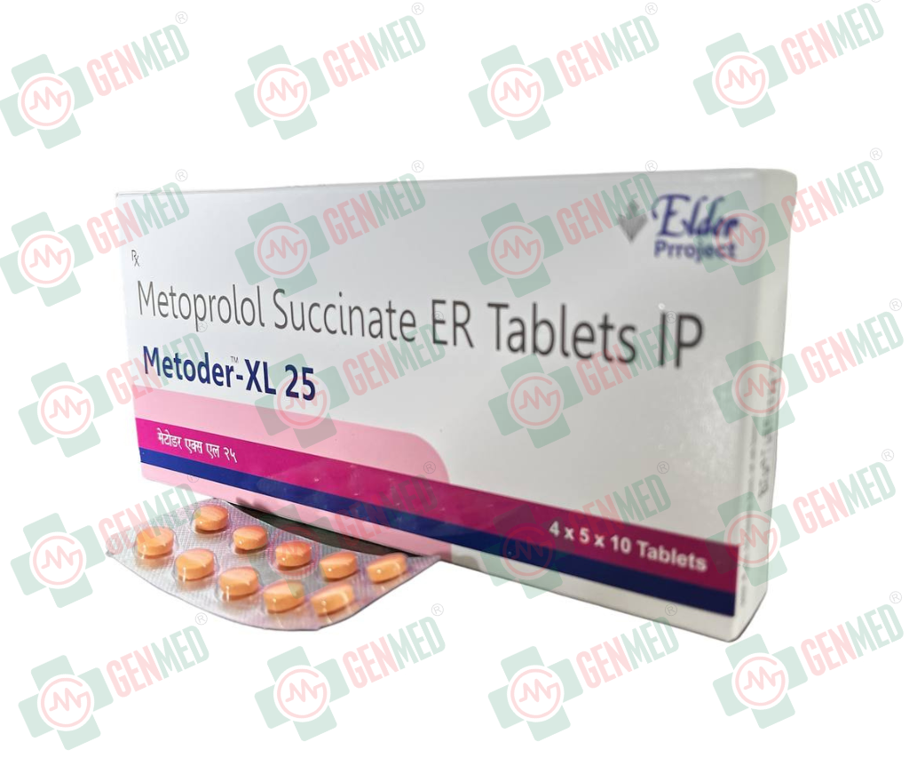 GenMed | Met XL 25 MG Tablet - Uses, Dosage, Side Effects & Price | GenMed