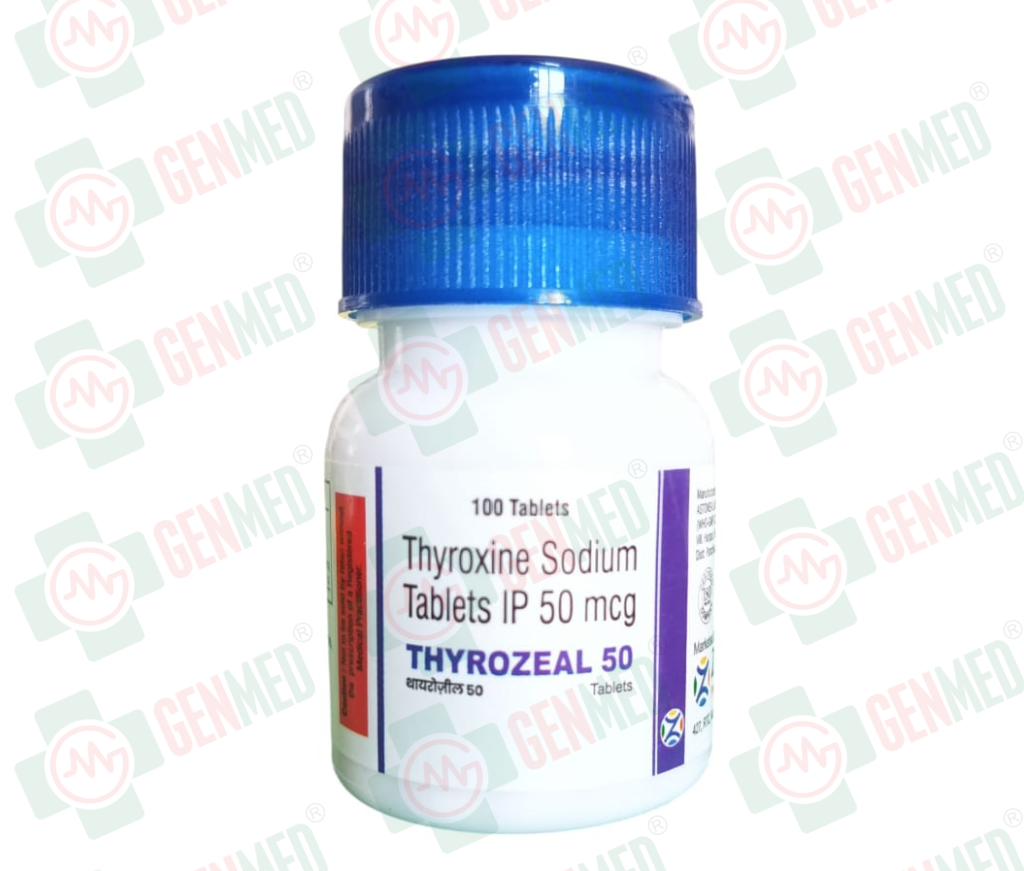 GenMed | Thyroxium 50 Mcg Tablet – Treatment for Hypothyroidism | GenMED